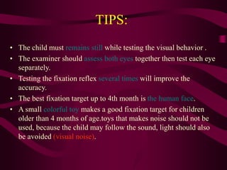 Vision assessment of the pediatric patients | PPSX