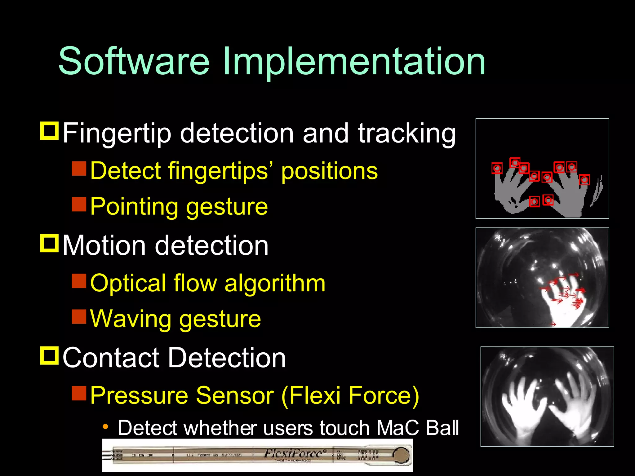 Vision-based Finger Detection and Its Applications | PPT