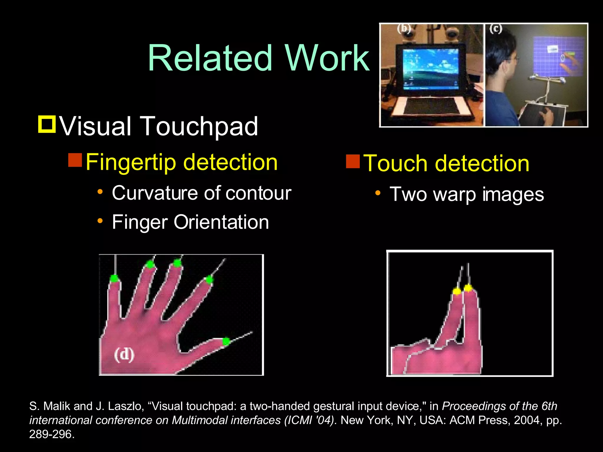Vision-based Finger Detection and Its Applications | PPT