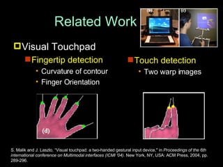 Vision-based Finger Detection and Its Applications | PPT