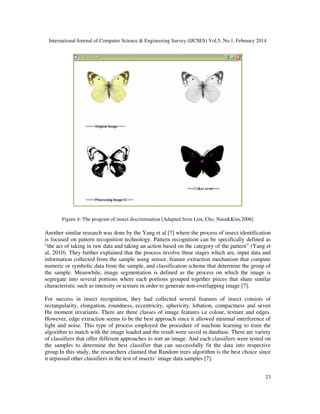 Vision based entomology a survey | PDF | Photo Editing Software ...