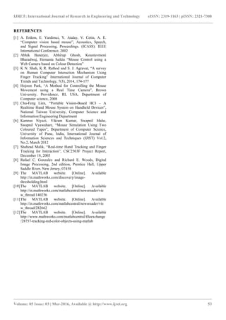 Vision based human computer interface using colour detection | PDF