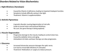 Vision biochemistry And mechanisms behind | PPTX