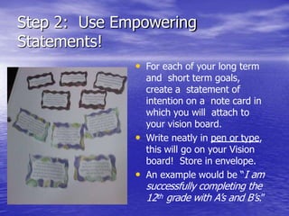 Vision Board.pptx | Scrapbooking | Arts and Crafts