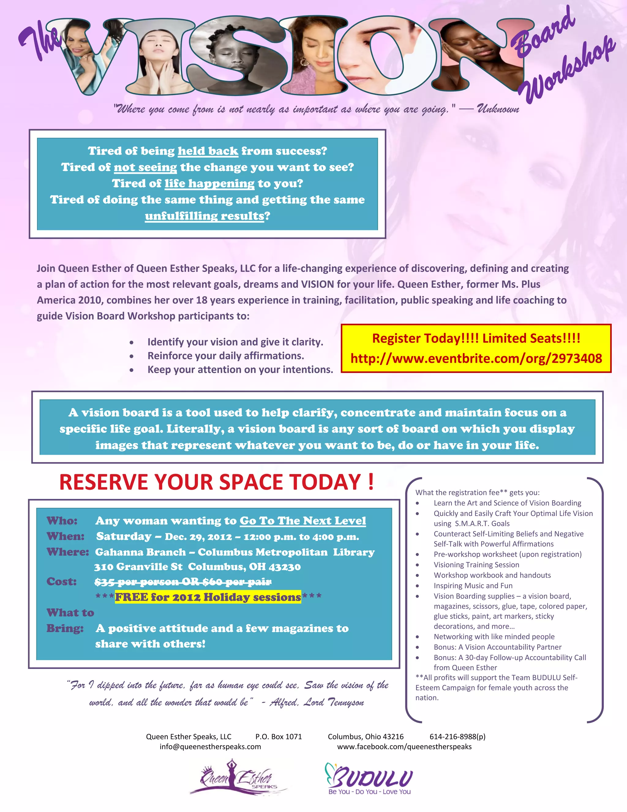 Vision board flyer holiday 12292012 | PDF