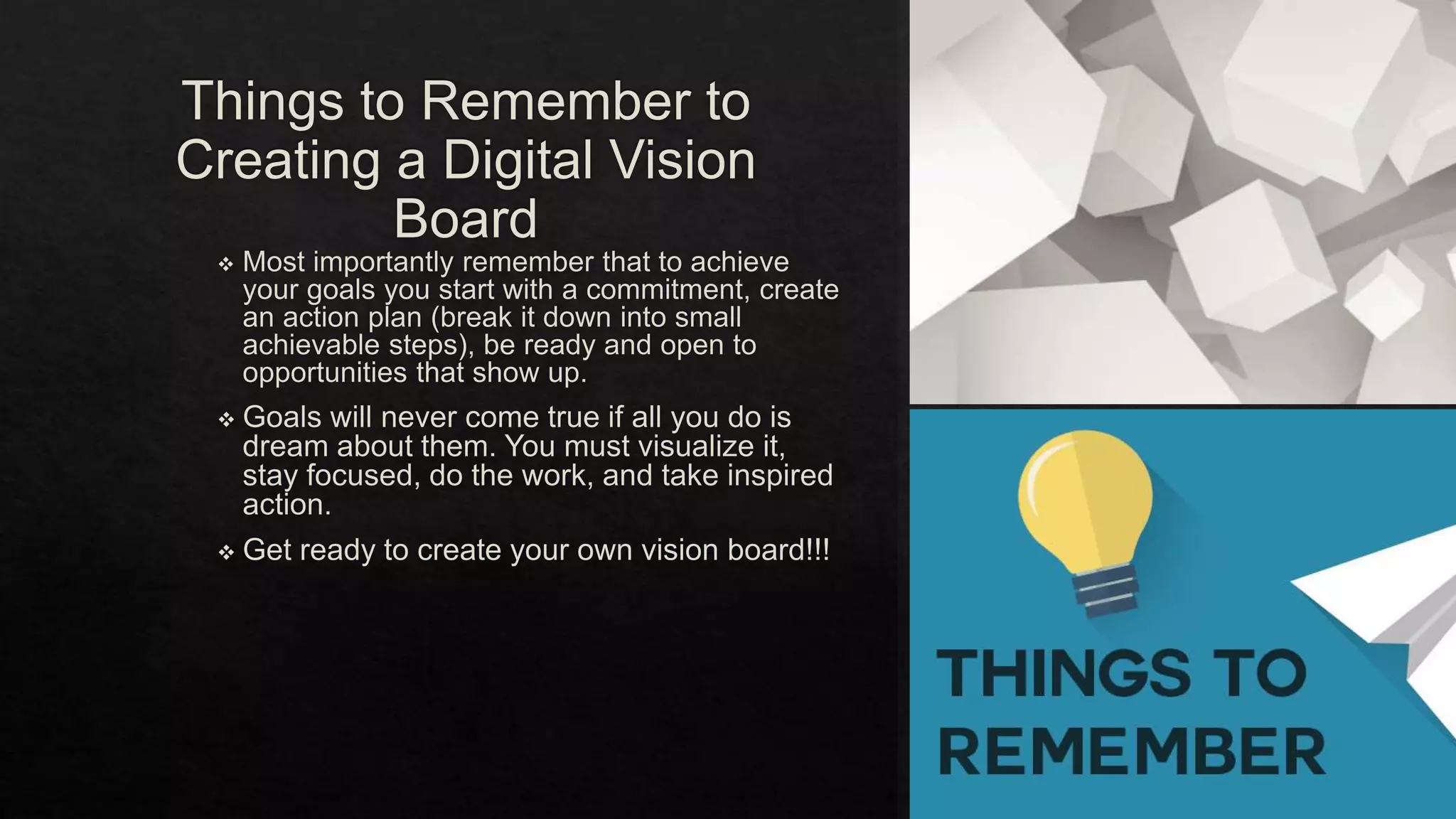 Vision Boards PowerPoint | PPT