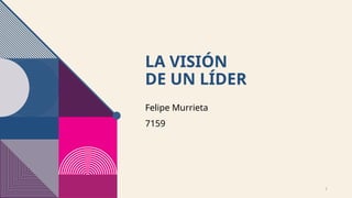 vision de un lider - liderazgo empresarial | PPTX