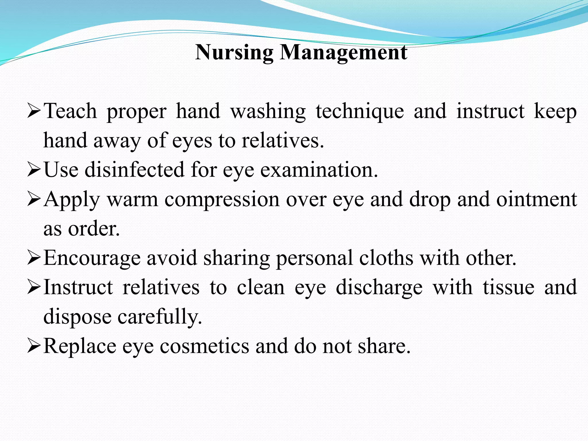 Vision disorder- Conjunctivitis | PDF