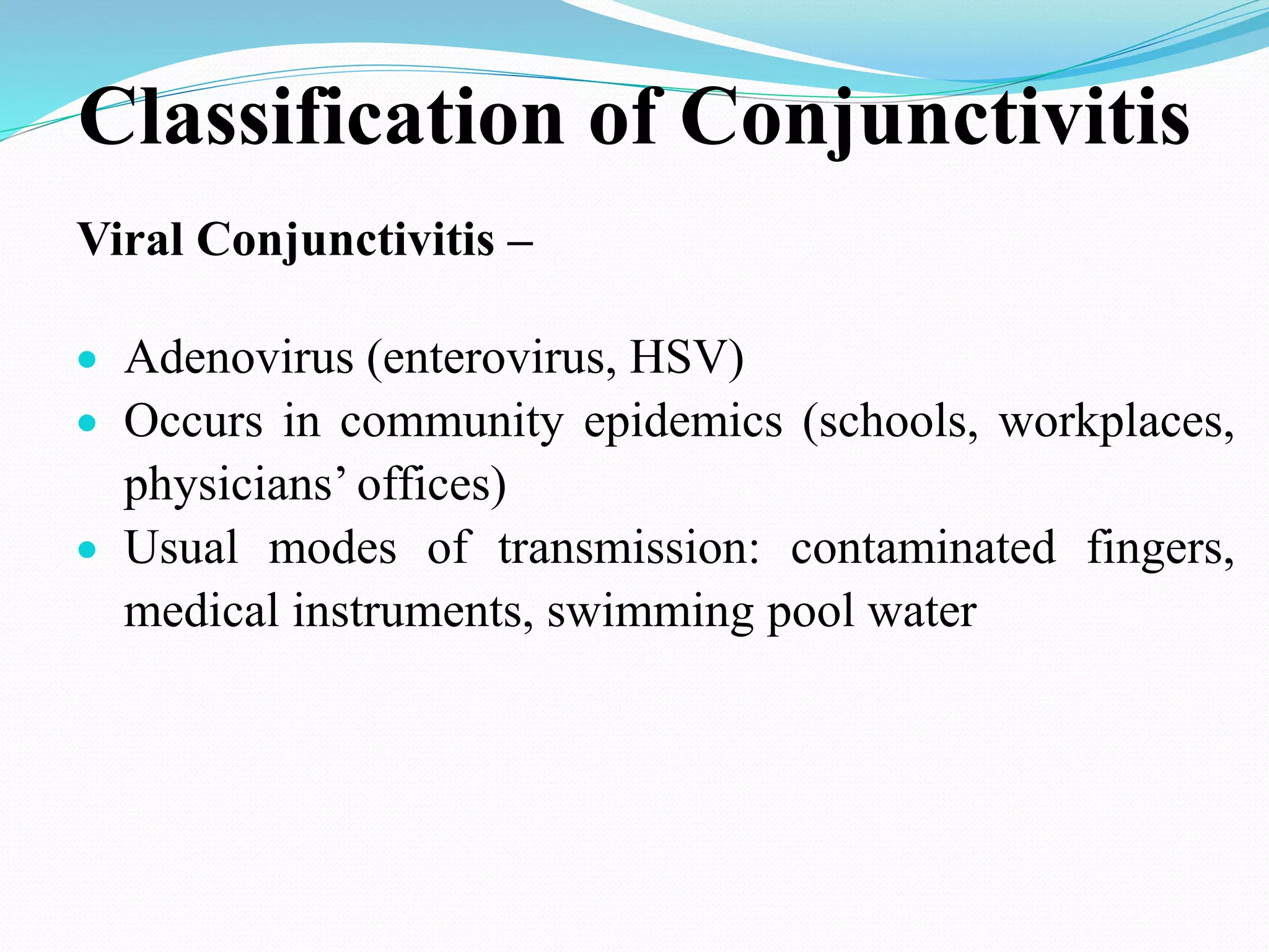 Vision disorder- Conjunctivitis | PDF