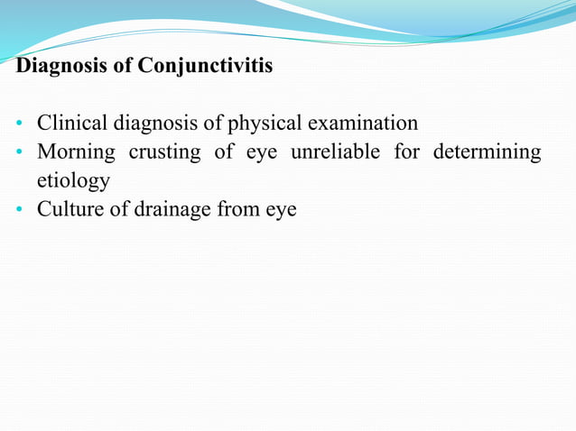Vision disorder- Conjunctivitis | PDF