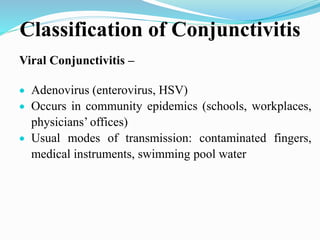Vision disorder- Conjunctivitis | PDF