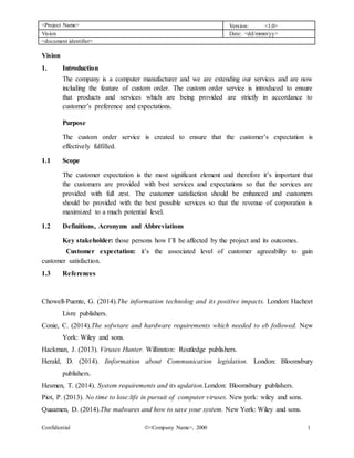 Vision document new | PDF