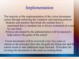 Vision documents | PPT