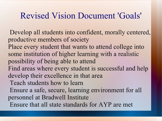 Vision documents | PPT