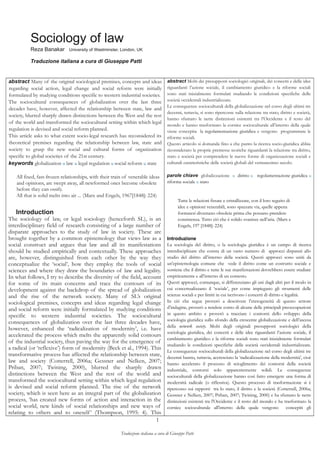 Sociologia del diritto (Sociology of Law) di Reza Banakar tradotto da Giuseppe Patti | PDF ...