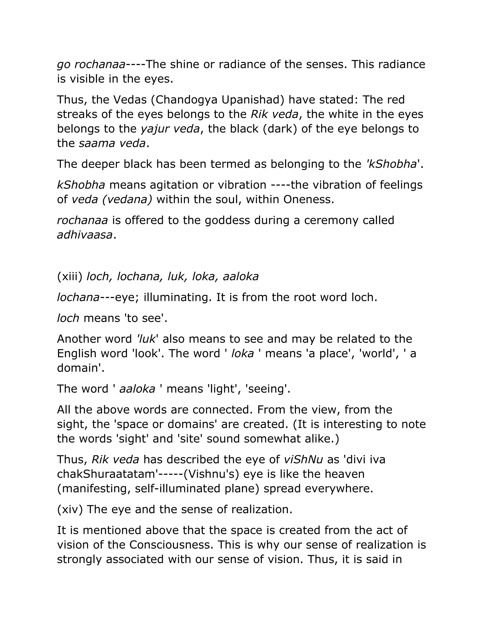 Vedic Sanskrit words related to vision, time, motion, control | PDF