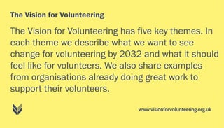 AGM 2022: Vision for Volunteering | PDF