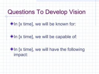 Vision Statements: Guide to creating one for your organization | PPT ...
