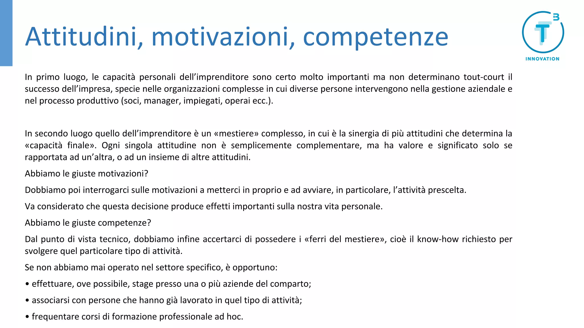 Vision imprenditoriale | PPT