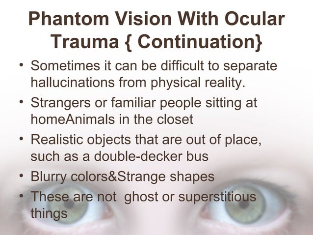 Vision in closed ocular trauma | PPT