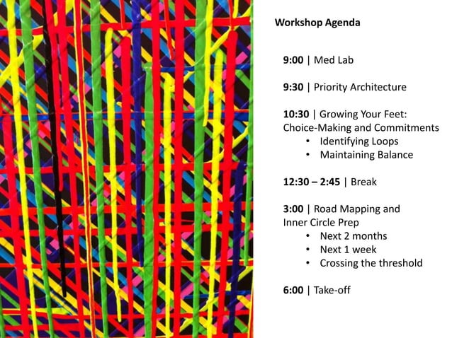 Visioning lab report template | PPTX