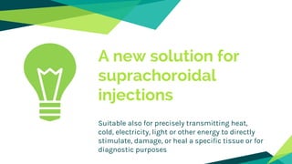 New tool for suprachoroidal drug delivery | PDF