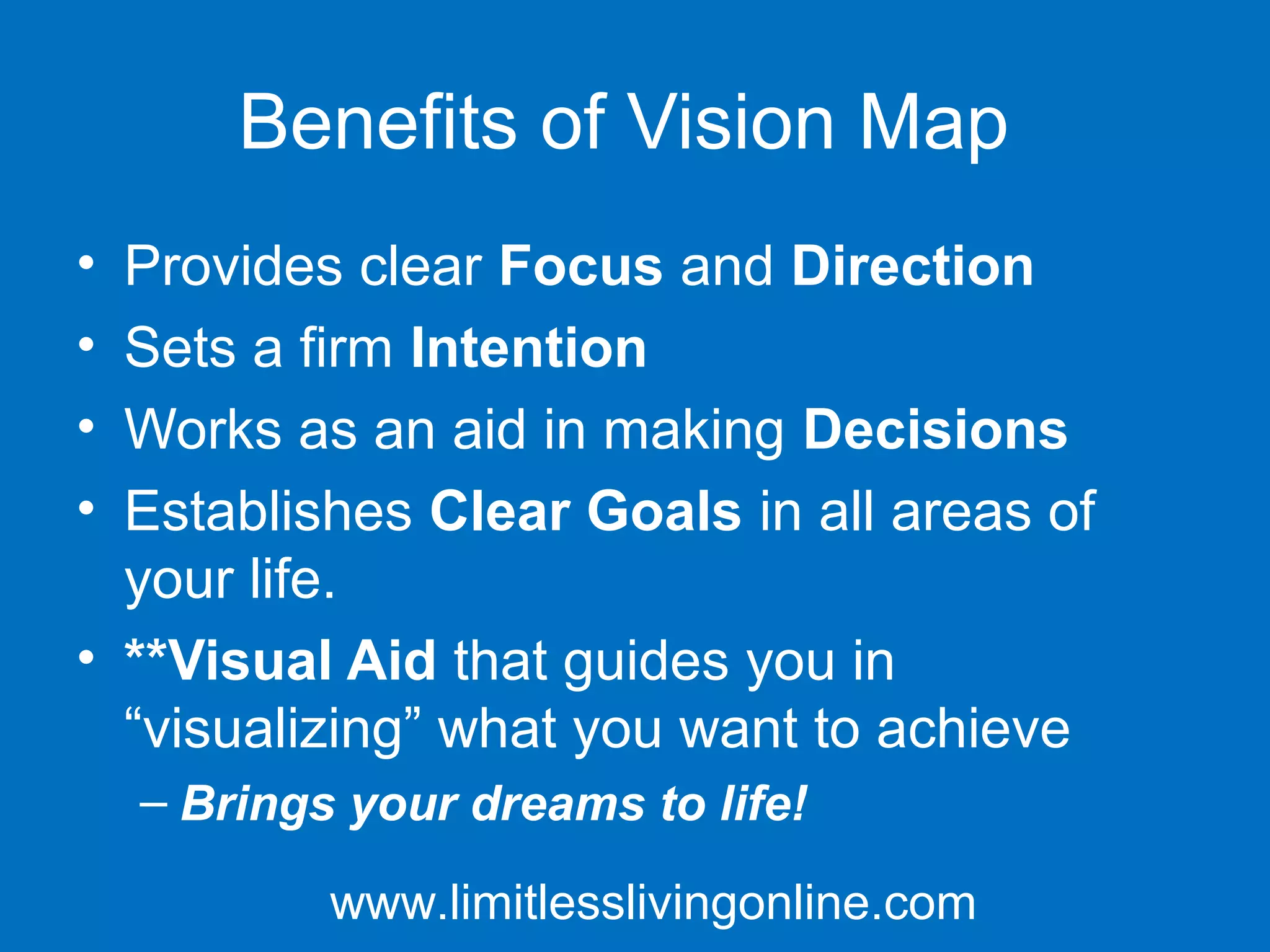 Vision Map Workshop: Create the Life You Want with Vision Maps | PPT