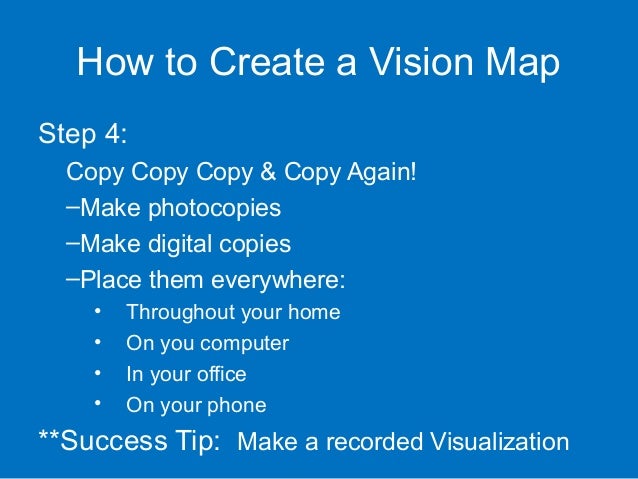 Vision Map Workshop: Create the Life You Want with Vision Maps