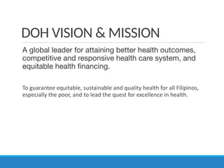 Vision Mision Core Values for MHA. Part of the MHA class is creation of ...