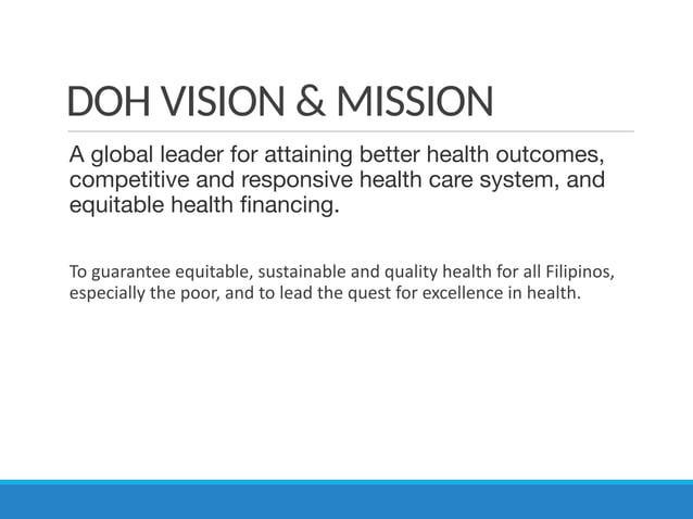Vision Mision Core Values for MHA. Part of the MHA class is creation of ...