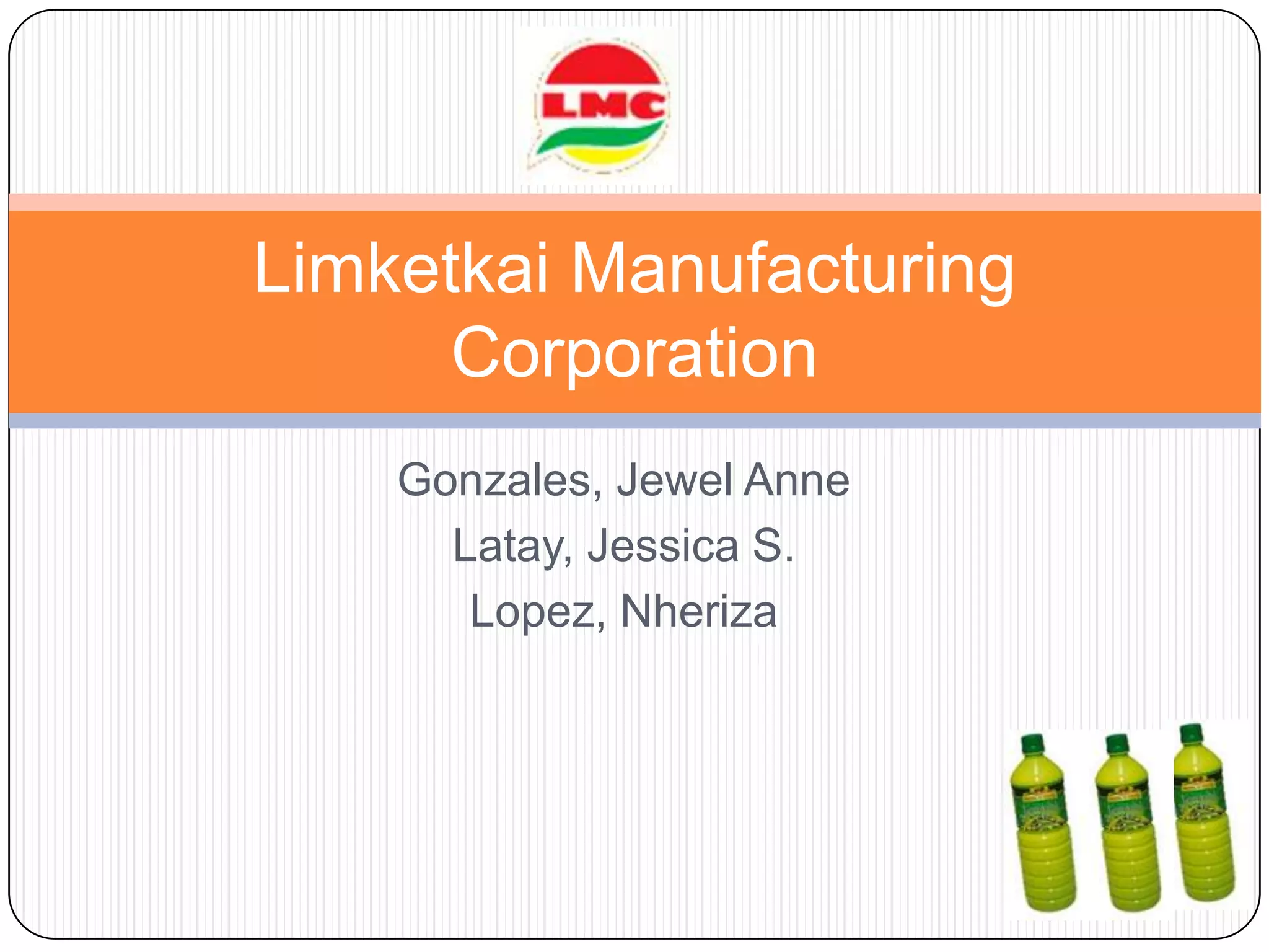 Limketkai Manufacturing Corp. VisionMission | PPTX