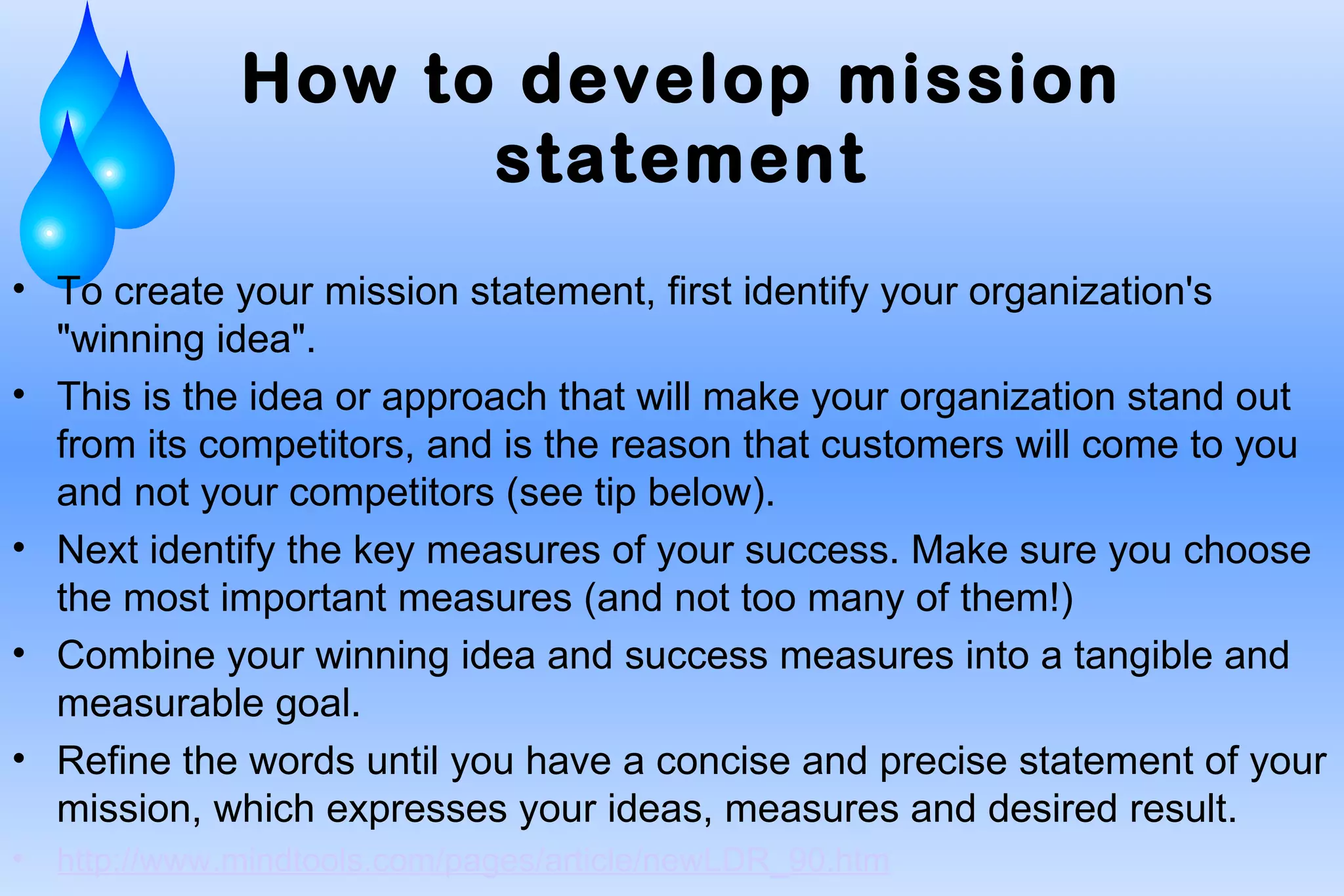 Vision and Mission Statements | PPT