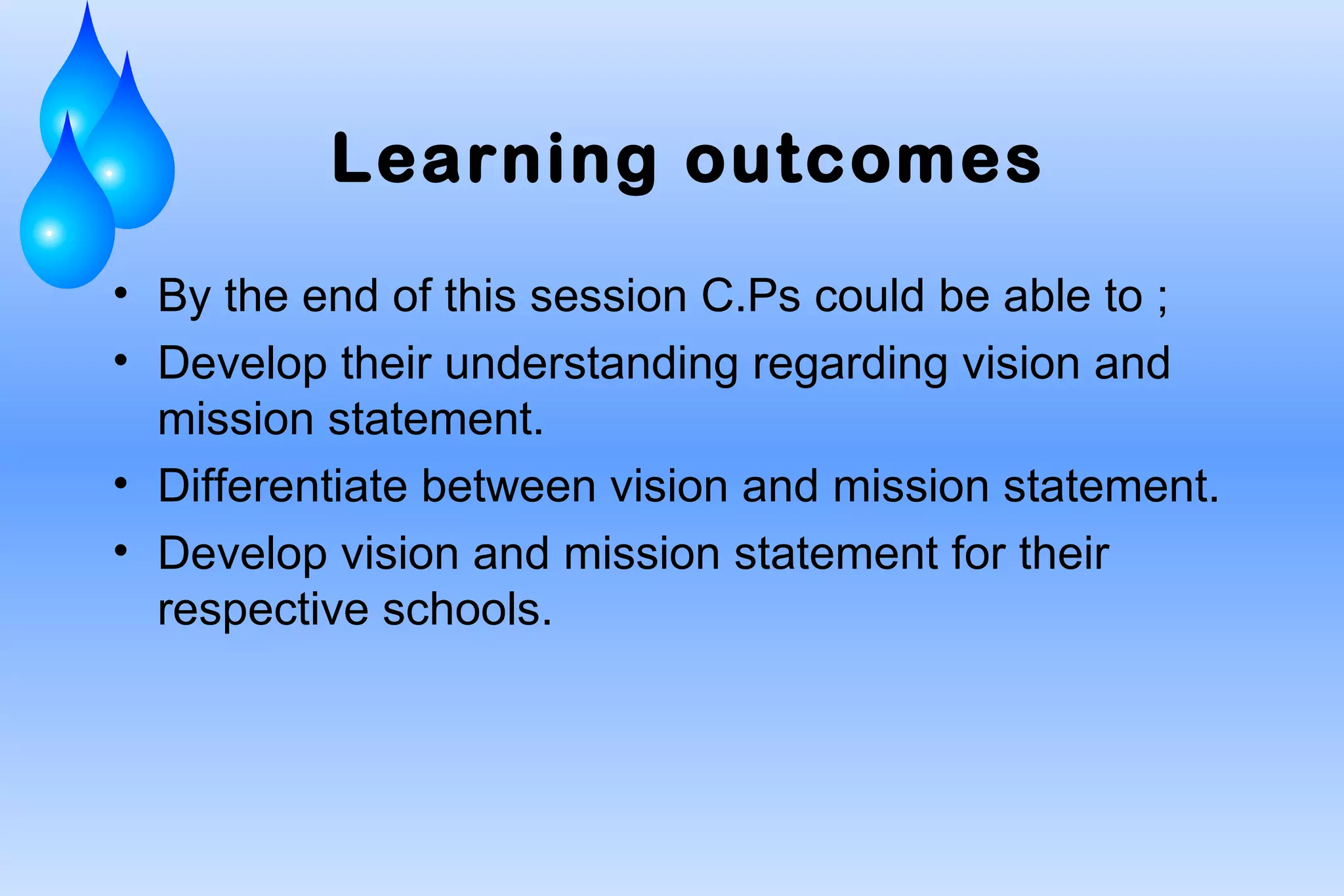 Vision and Mission Statements | PPT