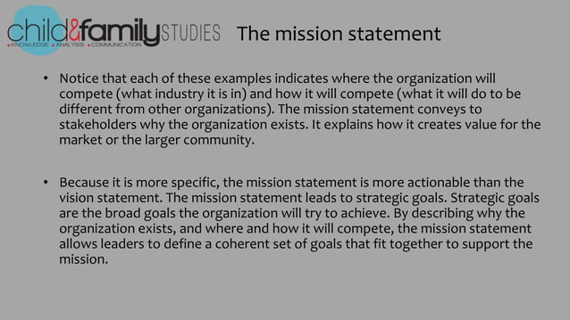 Vision, mission and values statements | PPTX | Business | Business and Finance