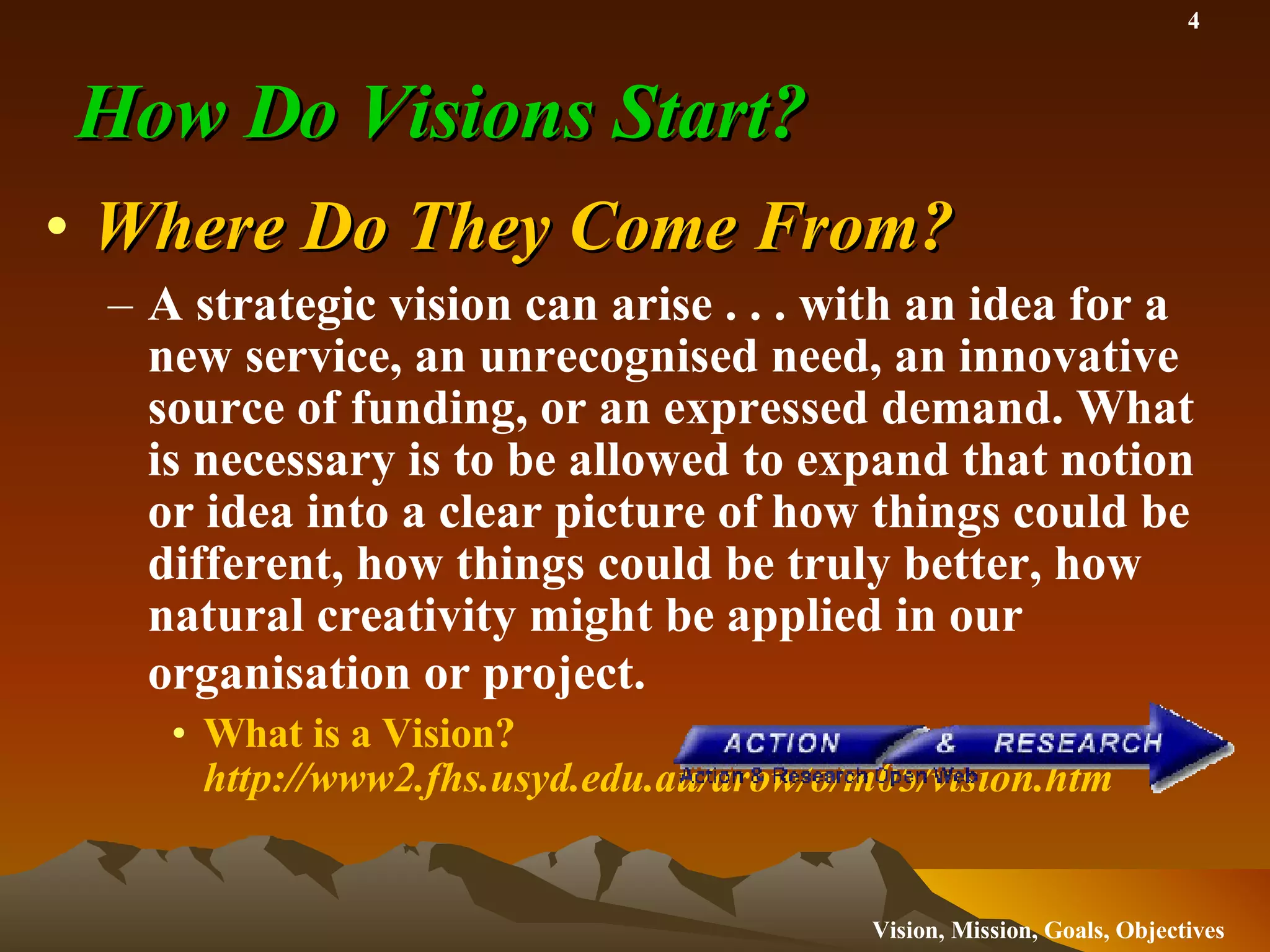 Vision Mission Goals and Objectives for the School Library Media Center ...