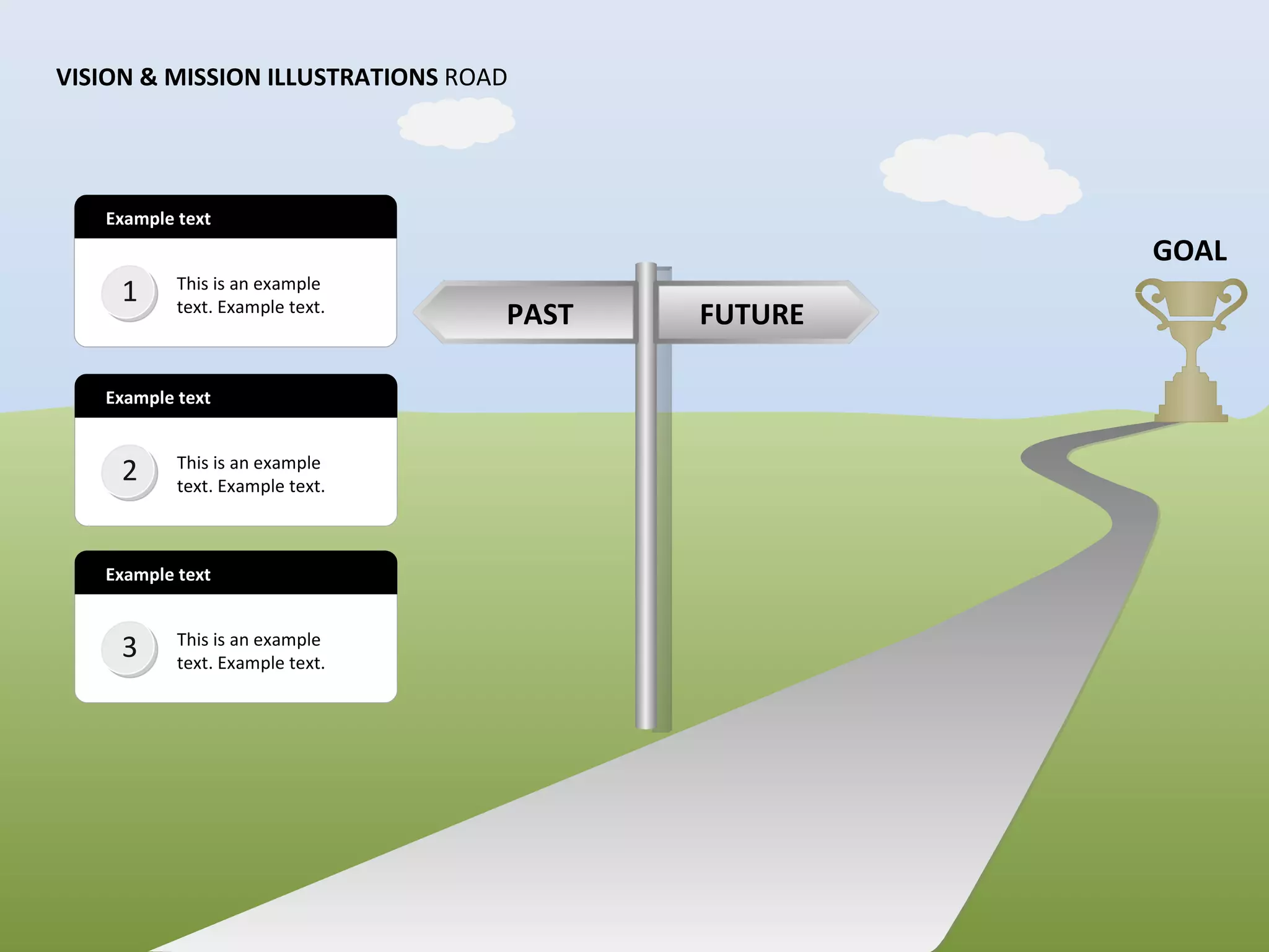 Vision & Mission Illustrations Animated | PPT