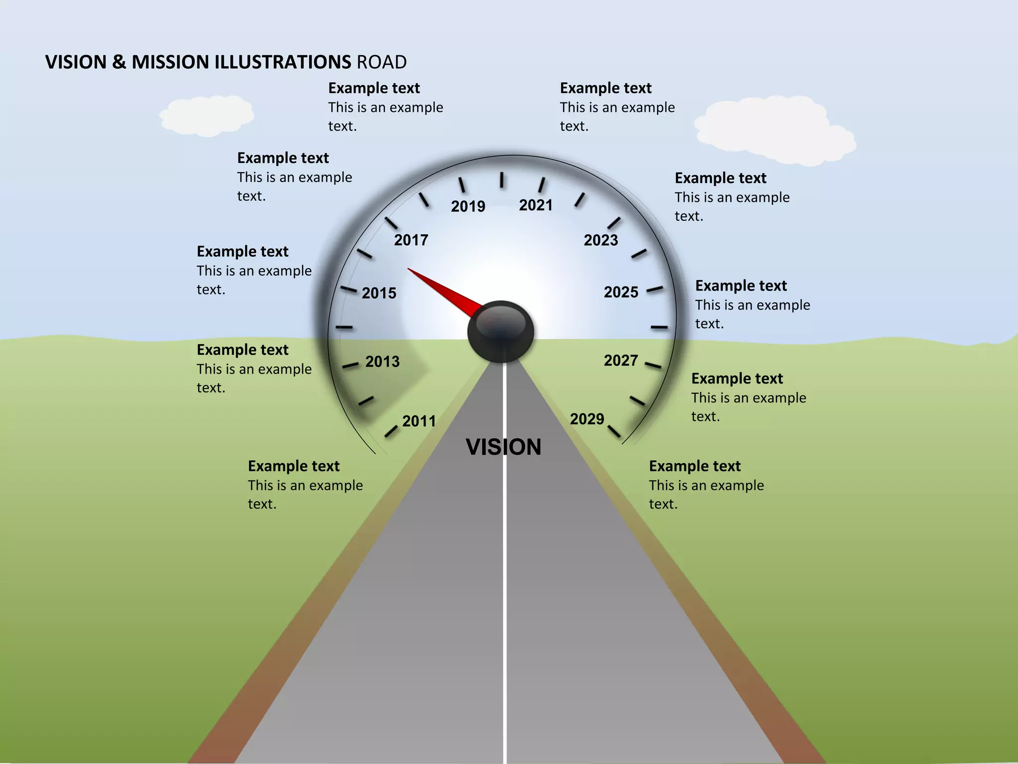 Vision & Mission Illustrations Animated | PPT