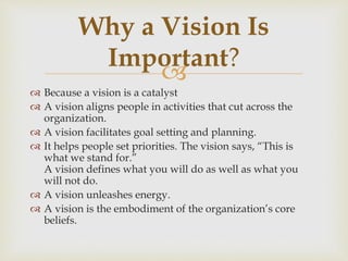 Vision, mission, philosophy and goals | PPTX