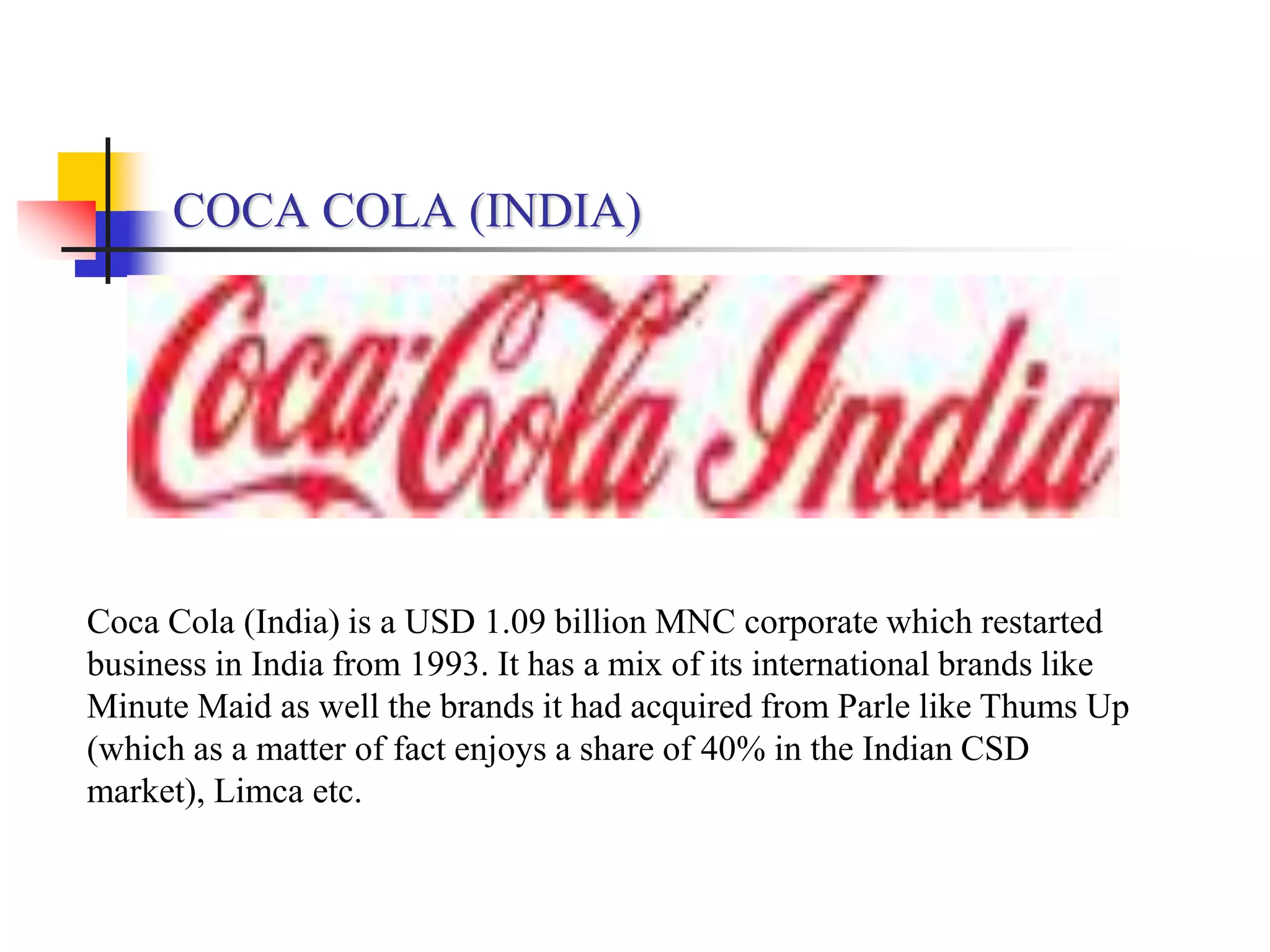 Vision & mission statements of selected fmcg organizations | PPT