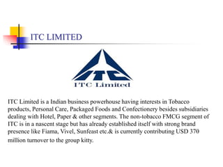 Vision & mission statements of selected fmcg organizations | PPT