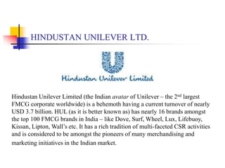 Vision & mission statements of selected fmcg organizations | PPT