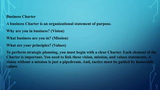 Vision, Mission, Values, Goals, and Objectives | PPTX