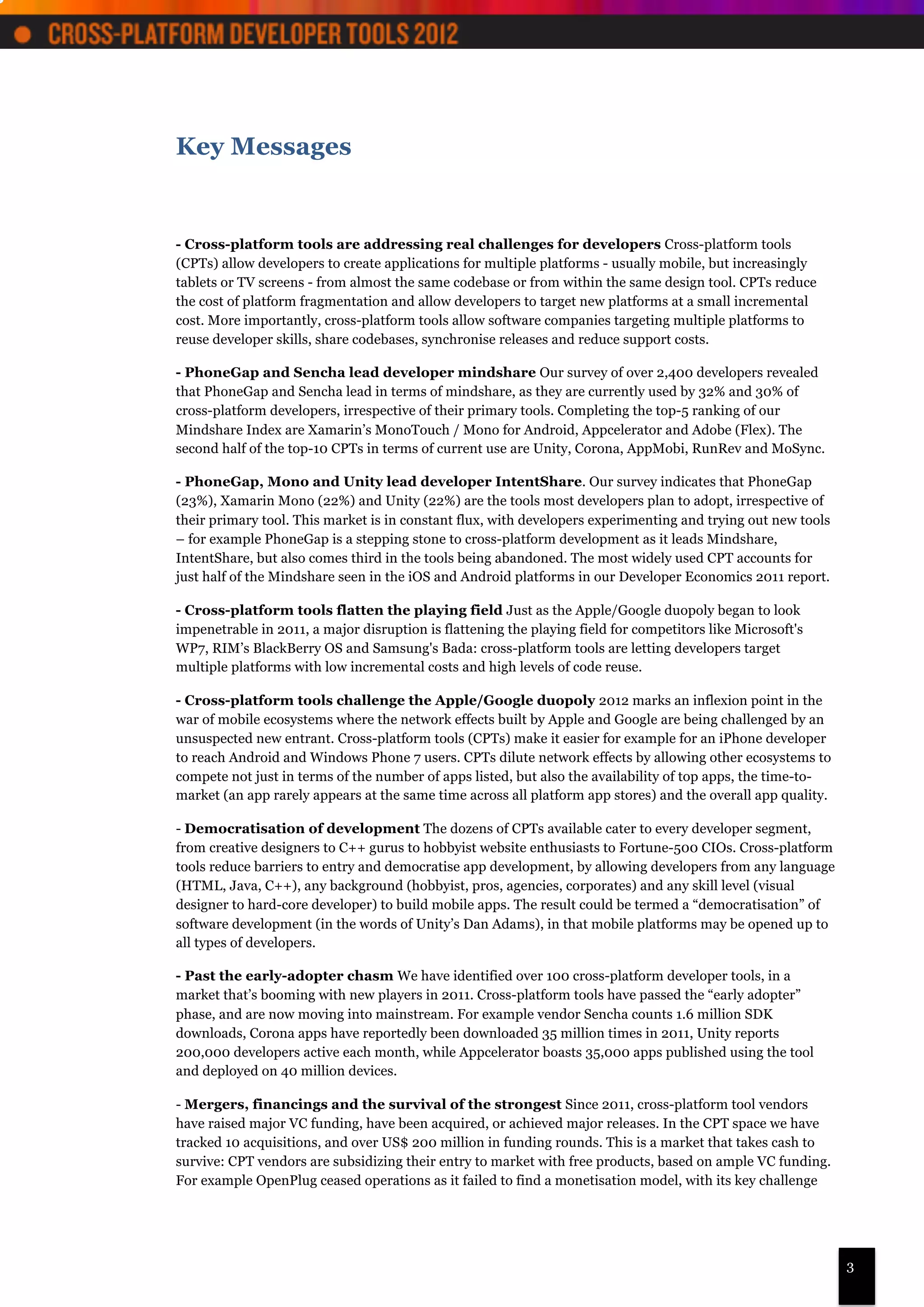 Vision mobile cross-platform_developer_tools_2012 | PDF | Operating Systems | Computer Software ...