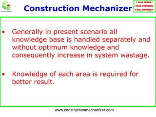 Vision of construction mechanizer | PPT