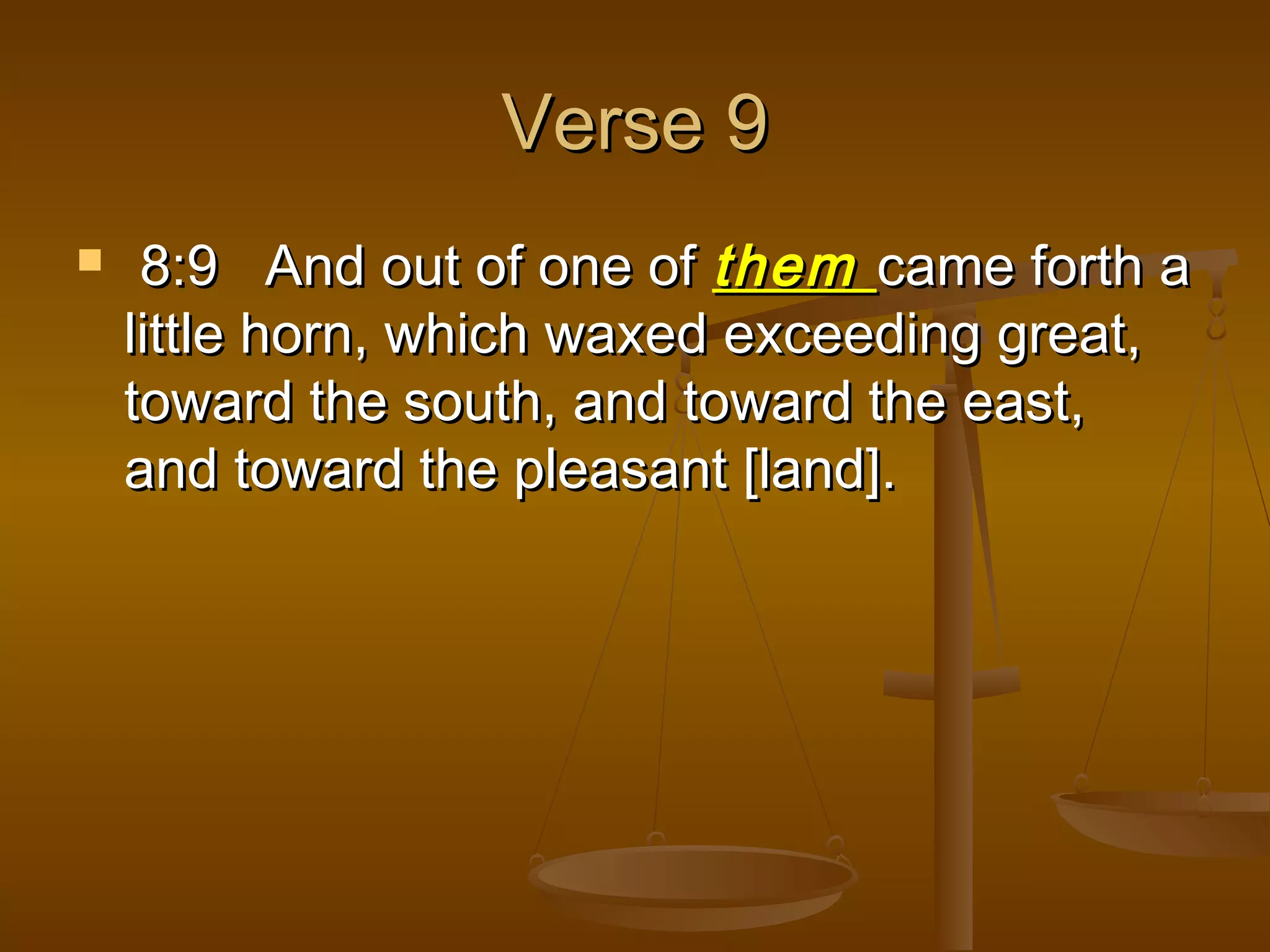 The Vision of Daniel 8 | PPT