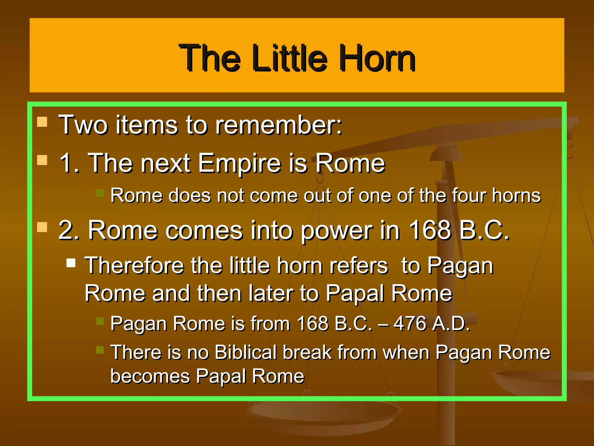 The Vision of Daniel 8 | PPT