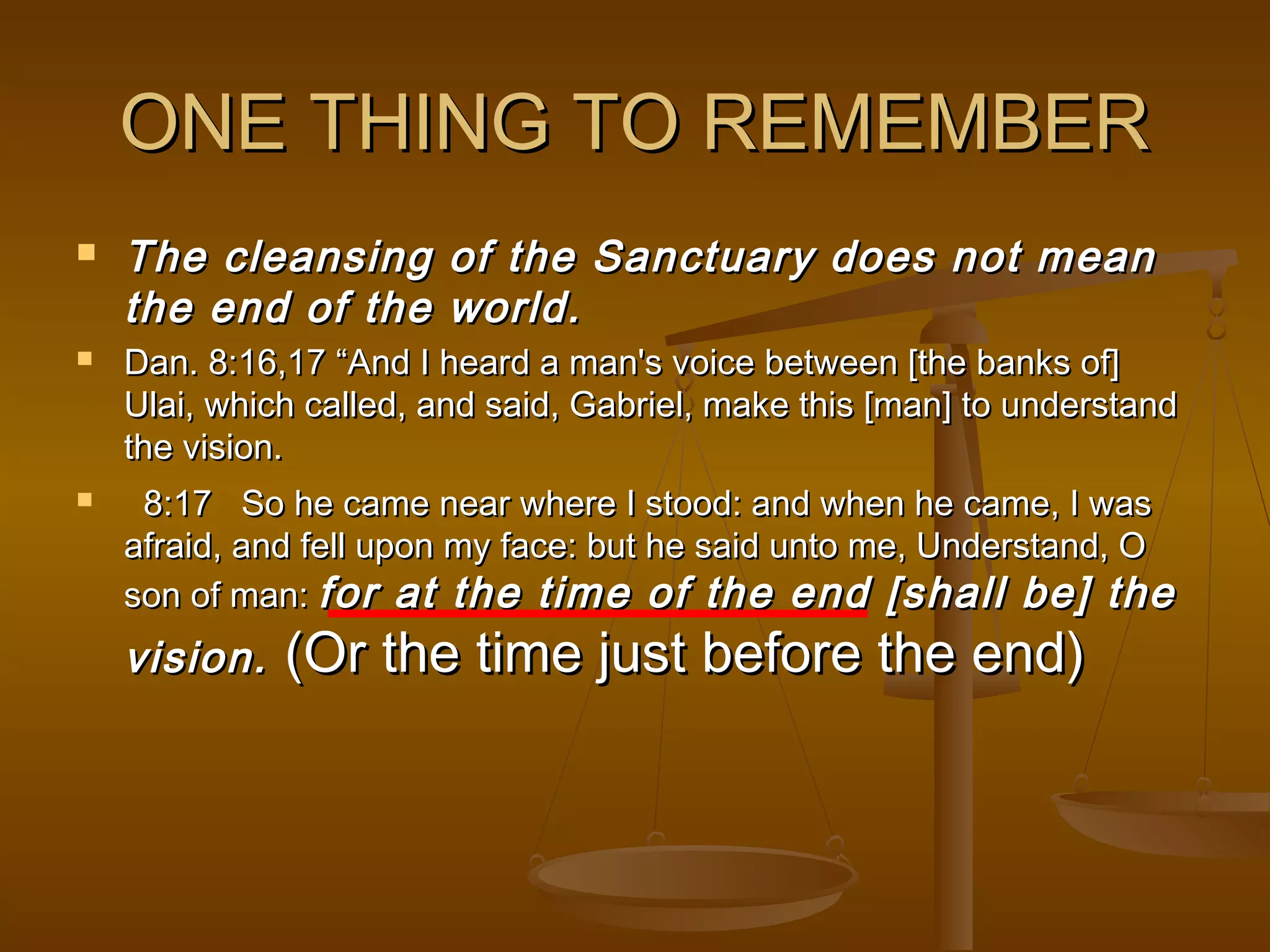 The Vision of Daniel 8 | PPT