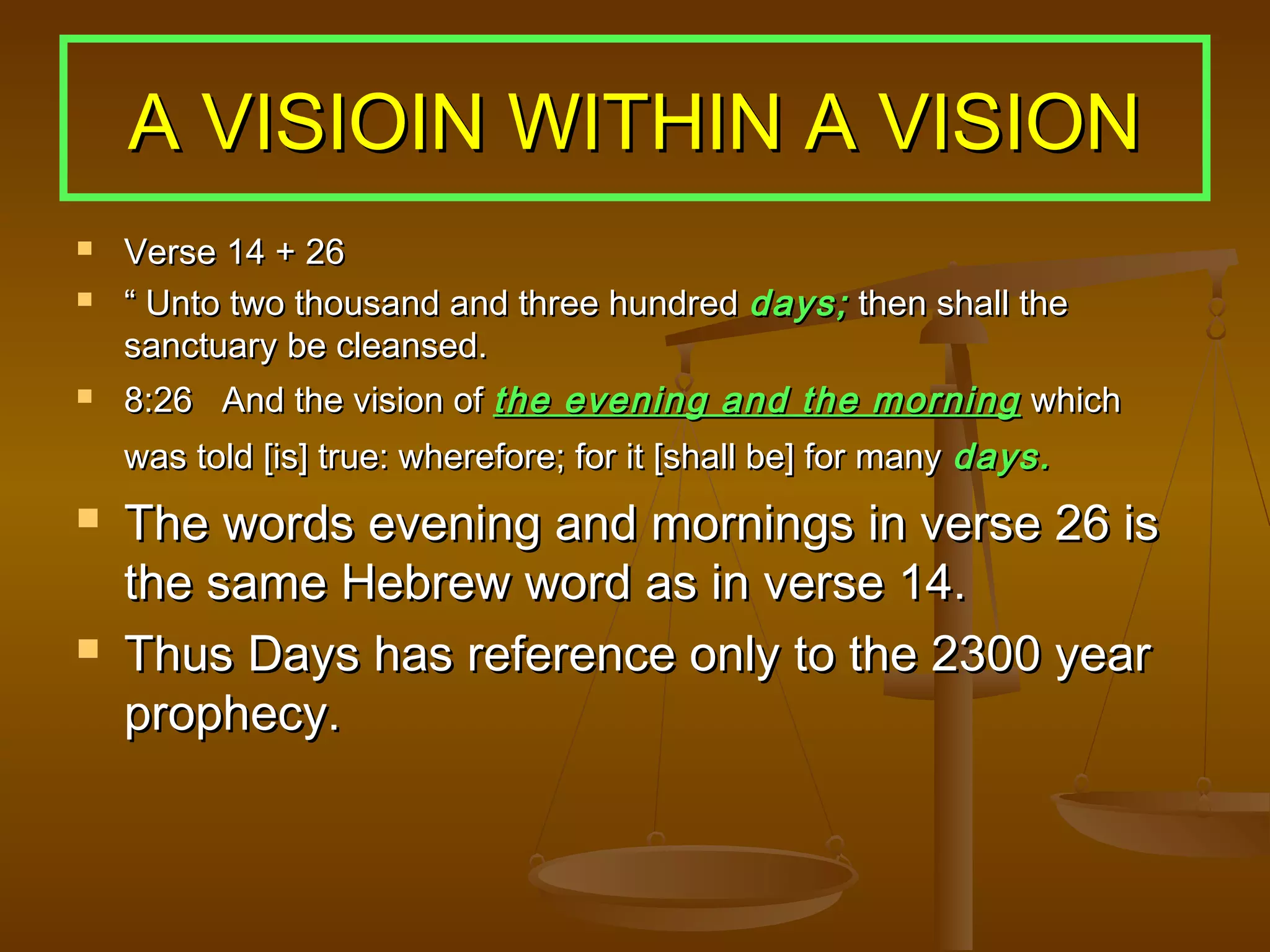 The Vision of Daniel 8 | PPT