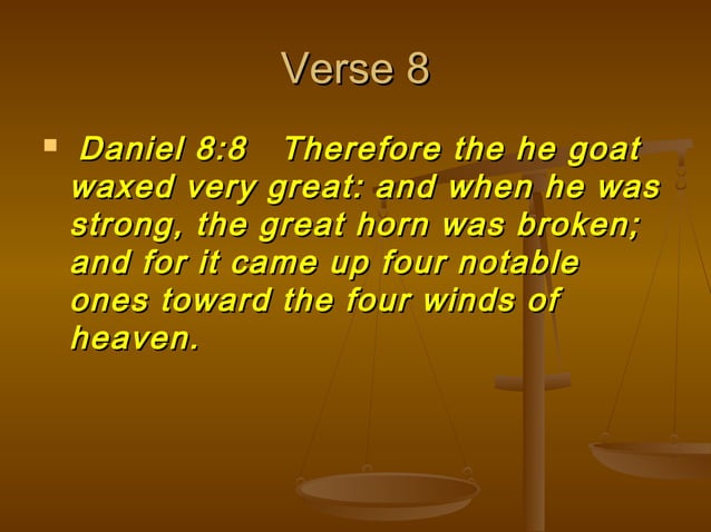 The Vision of Daniel 8 | PPT