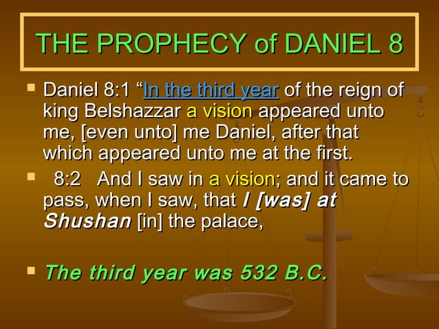 The Vision of Daniel 8 | PPT